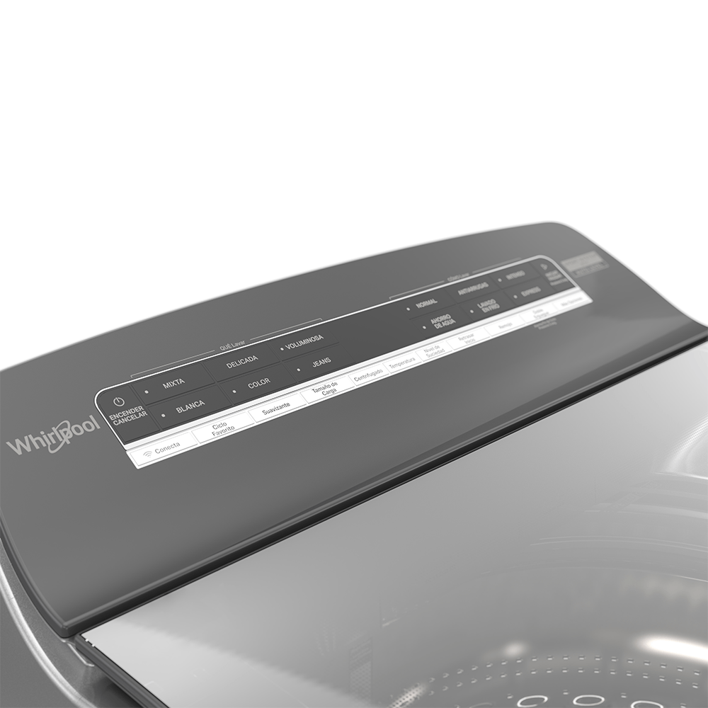 Lavadora inteligente 26kg, carga superior | Whirlpool Colombia