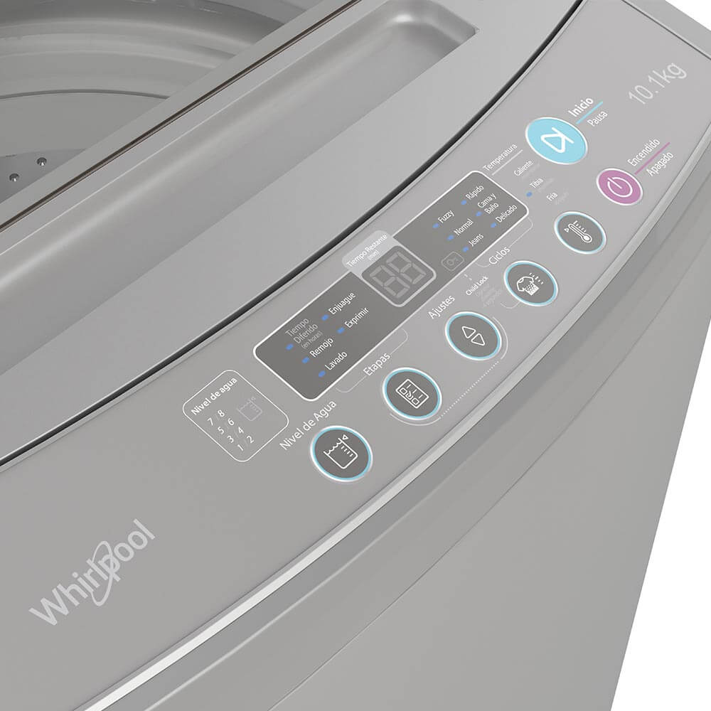 Lavadora 10.1 kg carga superior - Whirlpool Colombia