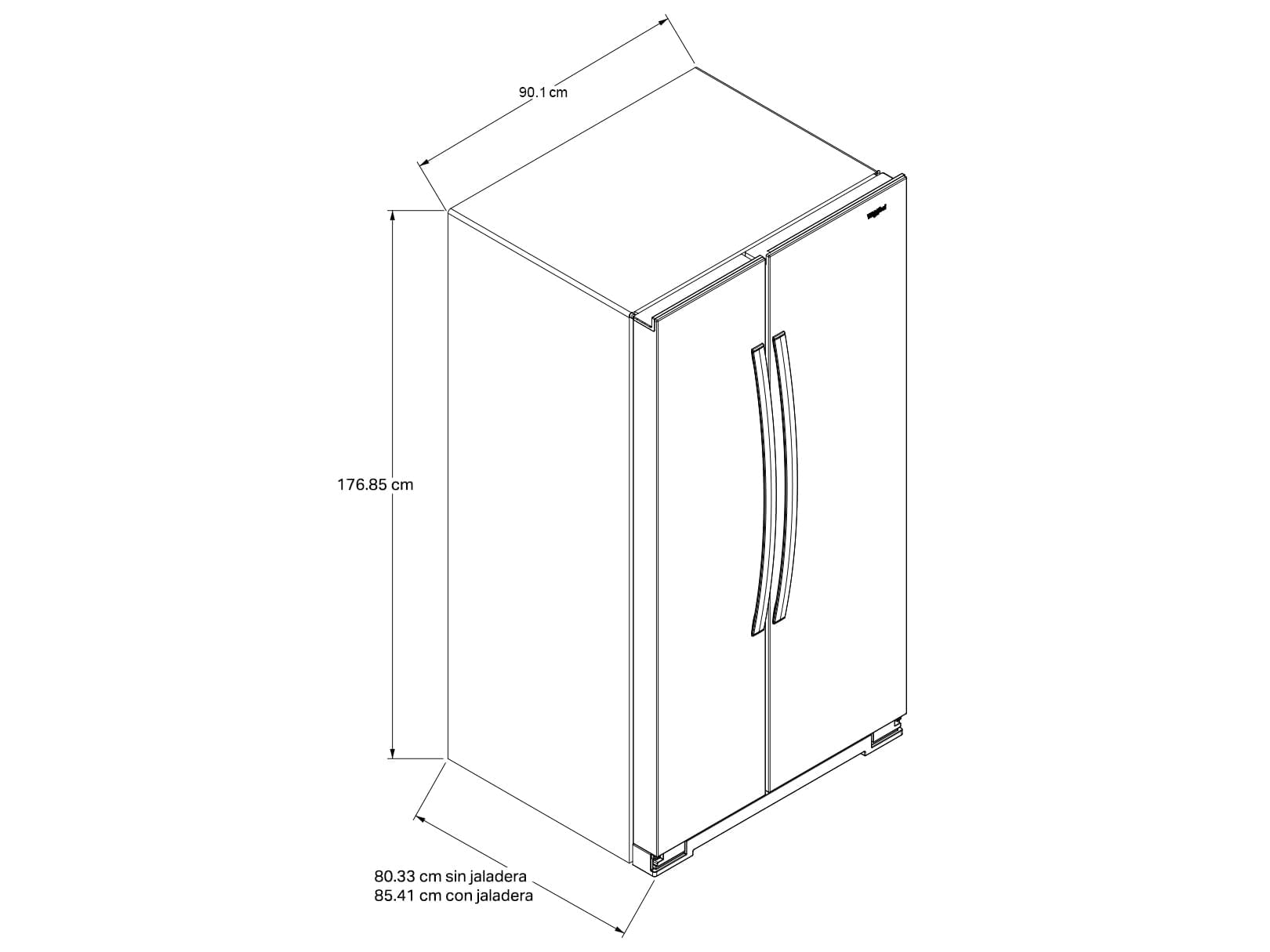 Nevera Side by Side 710 L con Tecnología Xpert Energy Saver Gris ...